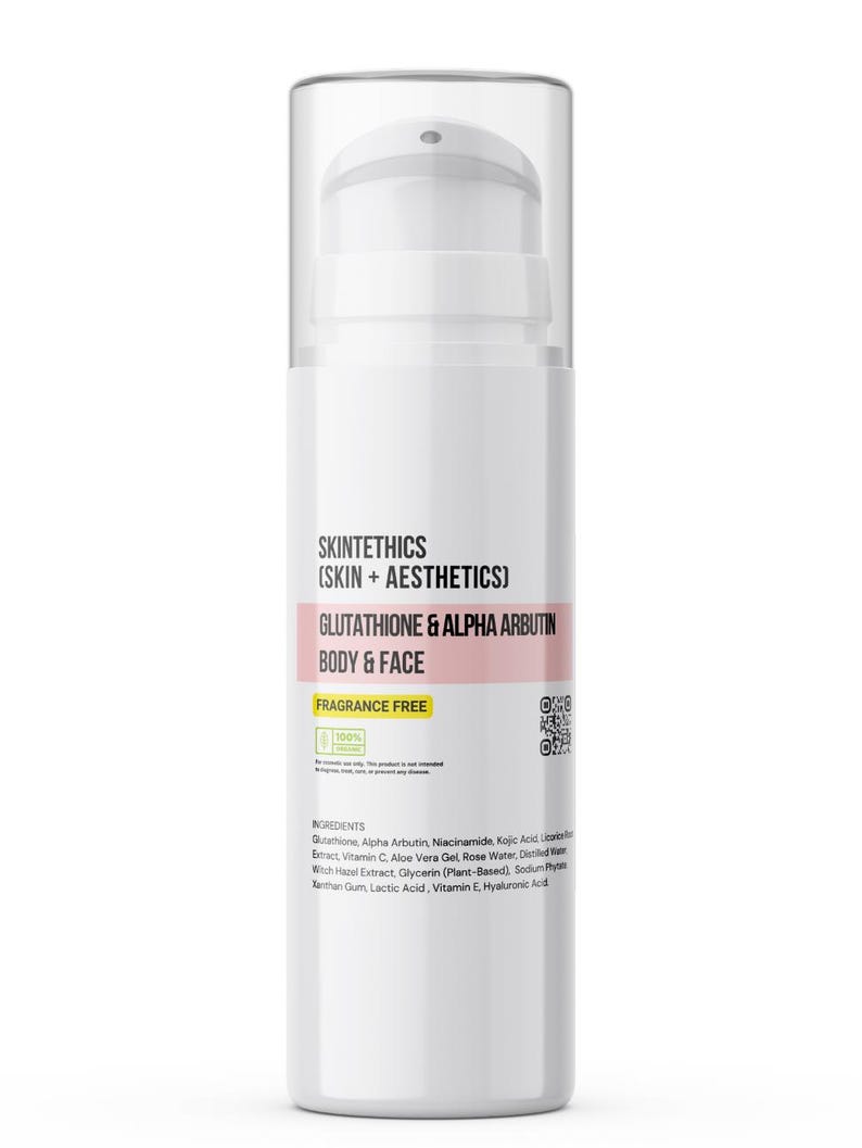 Glutathione & Alpha Arbutin Body and Face Cream - Etsy