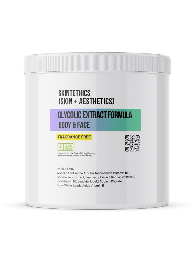 Glycolic Extract Formula Body & Face Cream – Fragrance-free | Skintethics (skin + Aesthetics ...