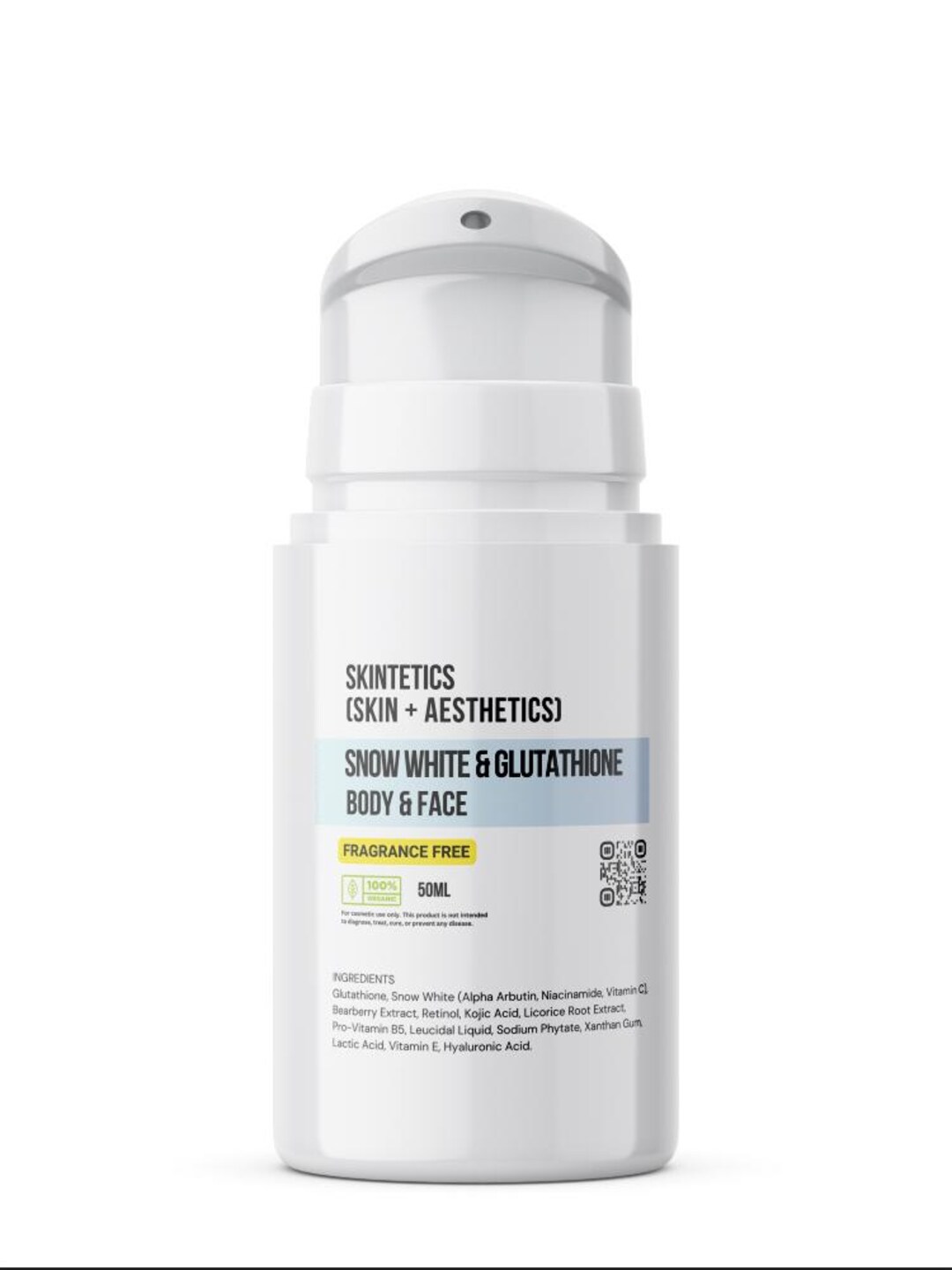 Snow White & Glutathione Face and Body Cream 50ml - Etsy
