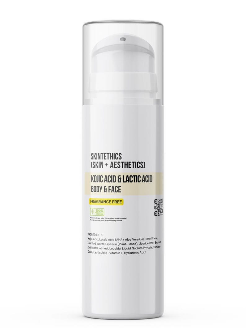 Kojic Acid & Lactic Acid Face Cream - Etsy