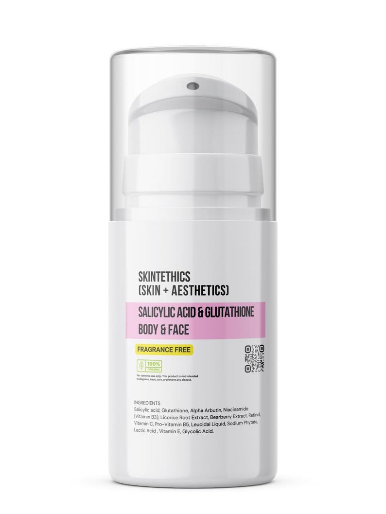 Salicylic Acid & Glutathione Body and Face Cream - Etsy