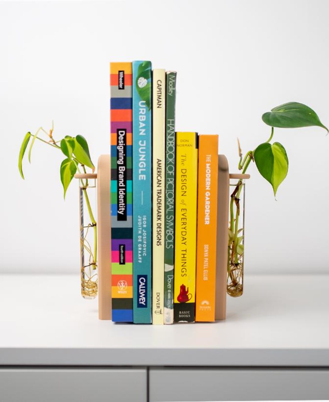 3D Printed Propagation Bookends: Plant Test Tube Holder (set of 2) - Etsy