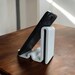 3D Printed Snake Phone Stand: Retro Ribbed Design - Etsy