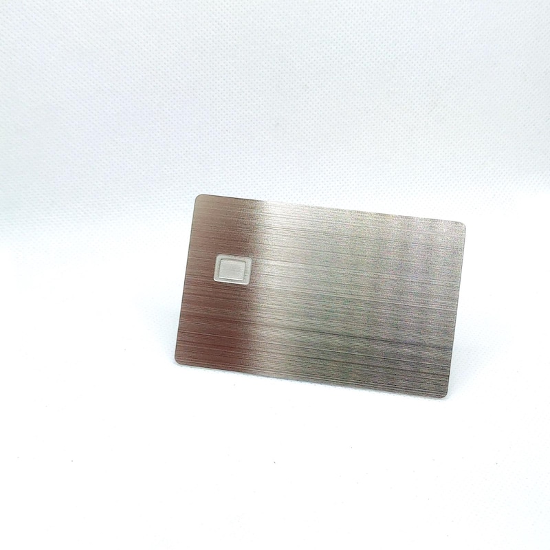 Metal Credit Card Blanks With Chip - Etsy