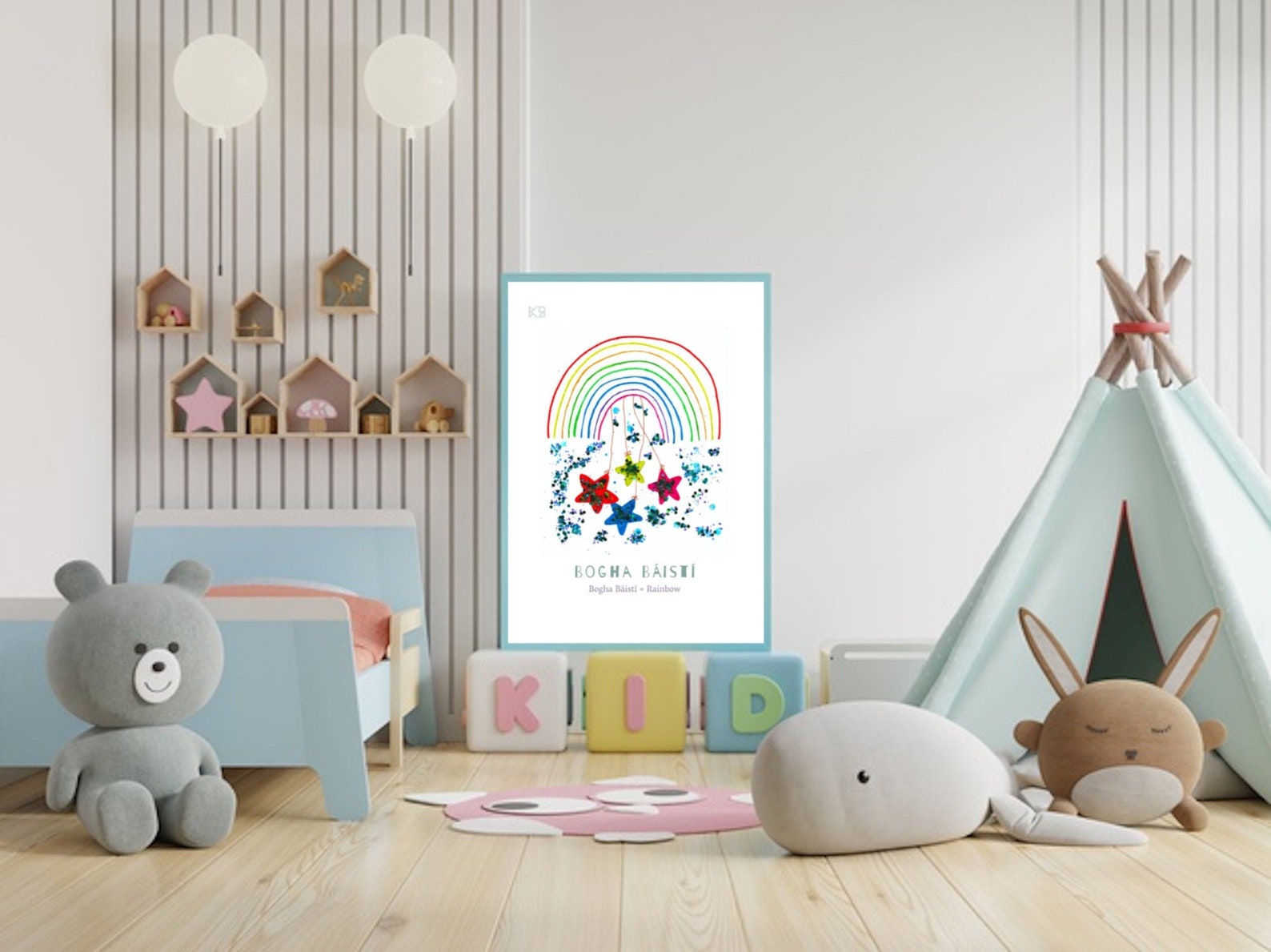 Bogha Báistí Original Print A4 ~ "beautiful Words... as Gaeilge ...