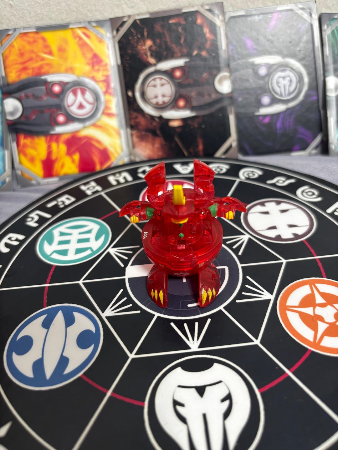 Bakugan Battle Brawlers- Pyrus Translucent Alpha Hydranoid - Etsy