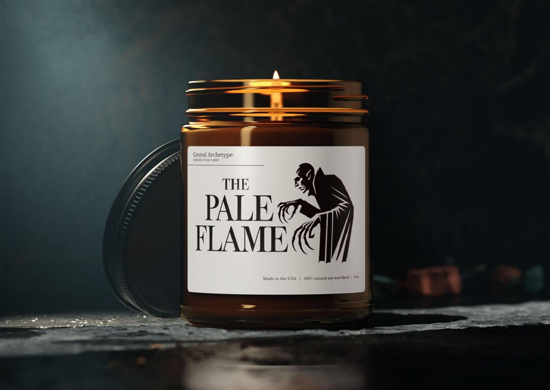 The Pale Flame Nosferatu Candle, Gothic Candle, Gothic Candle Gift ...