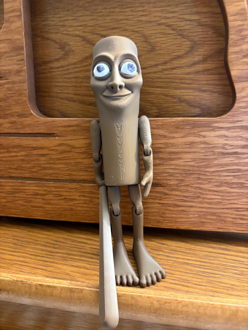 Tung Tung Tung Sahur Flexible Articulated Italian Brainrot Meme ...