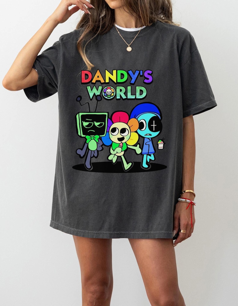 Dandy's World Comfort Colors Gaming Shirt - Etsy