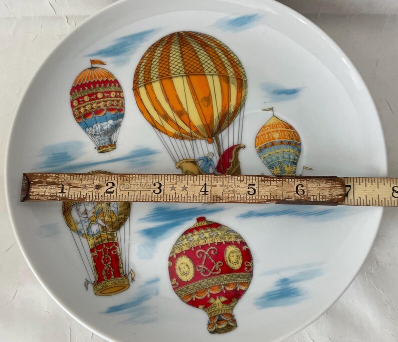 Hot Air Balloon Plate, Set of 2, 8.5” Japan - Etsy