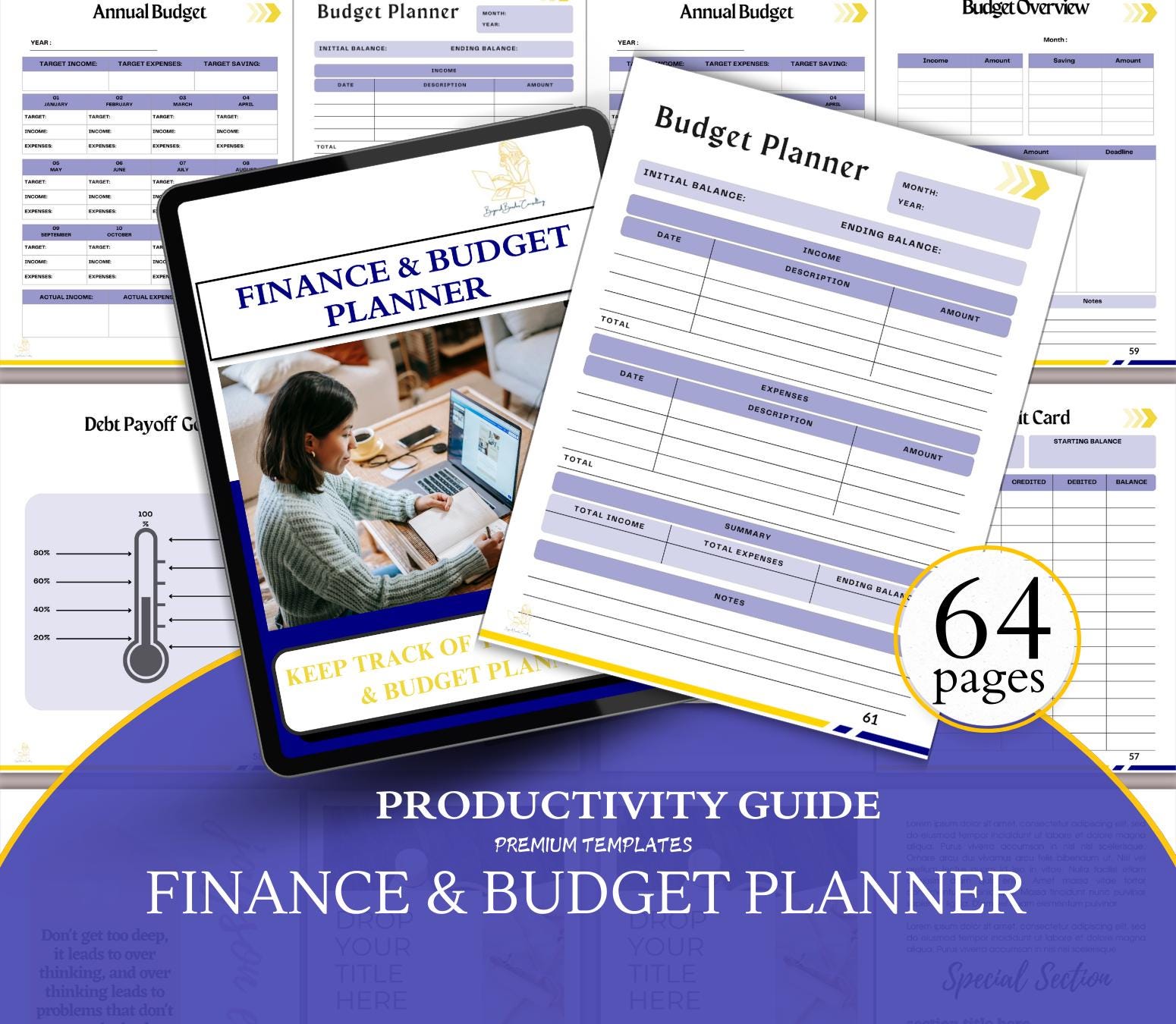 2025-2026 Finance and Budget Planner, Comprehensive Budgeting and ...