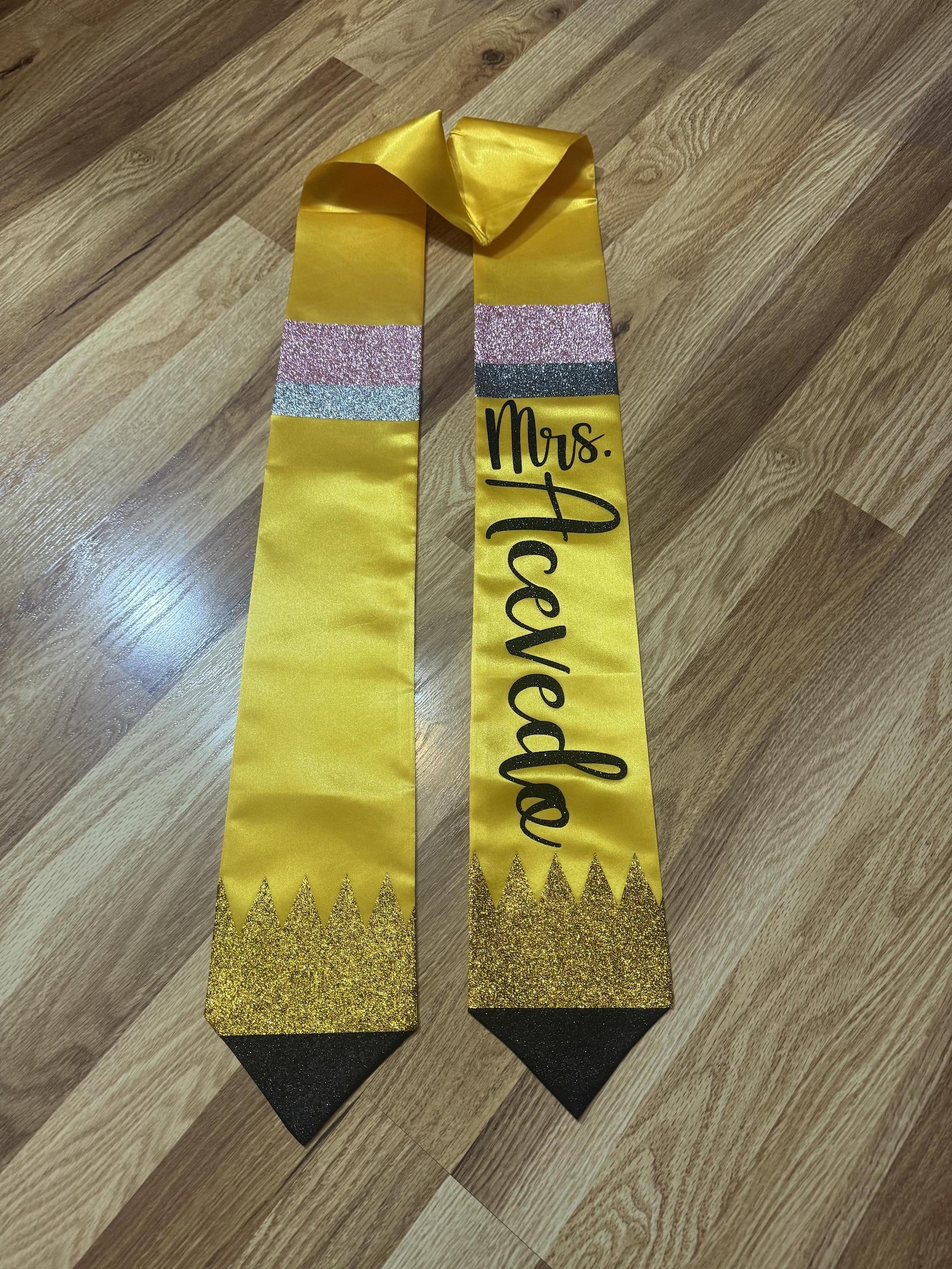 Teacher Pencil Graduation Stoles - Longer 70in + | Graduation - Etsy