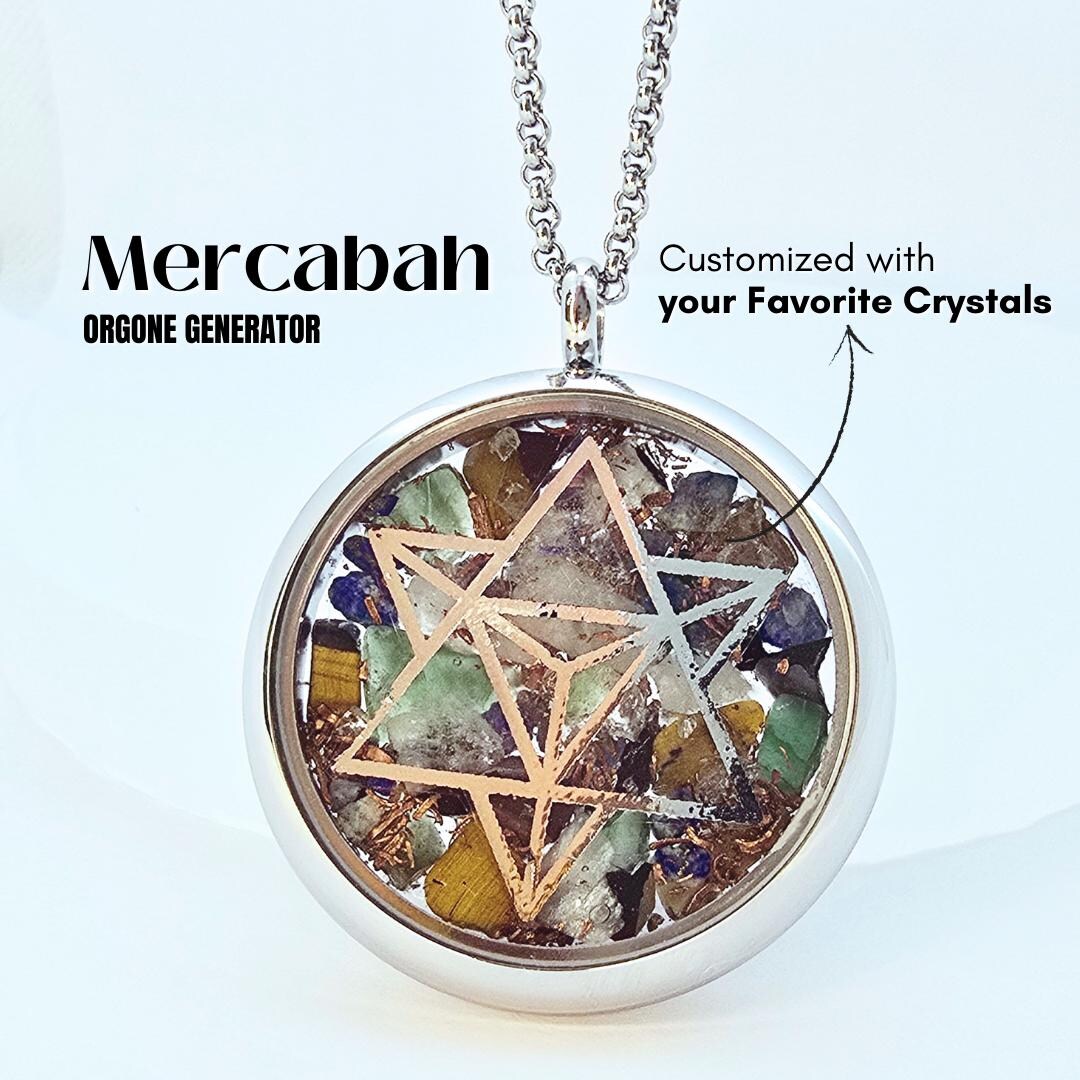 Custom Merkaba Orgonite Pendant Ascension, Balance and Expanding ...