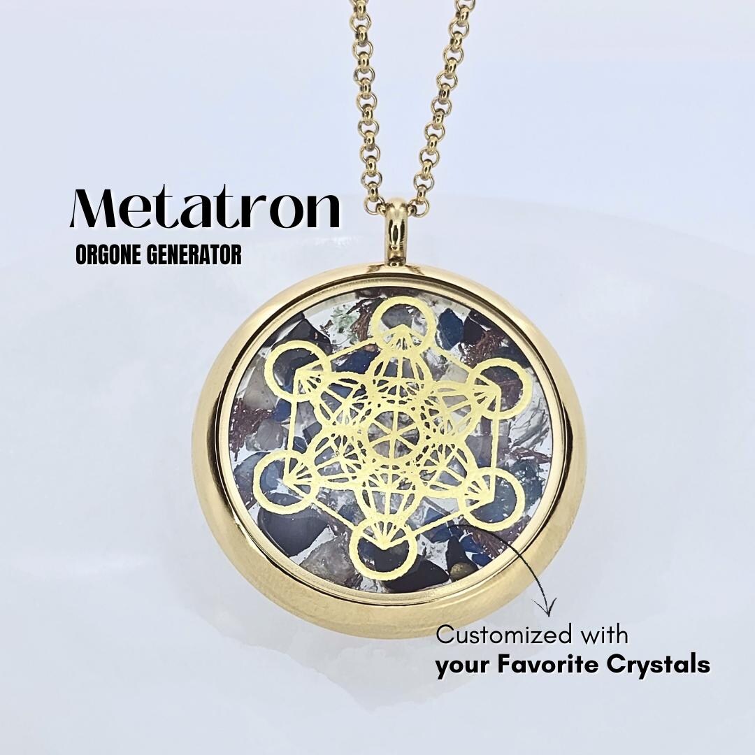 Custom Metatron Orgonite Pendant Guidance and Universal Connection ...