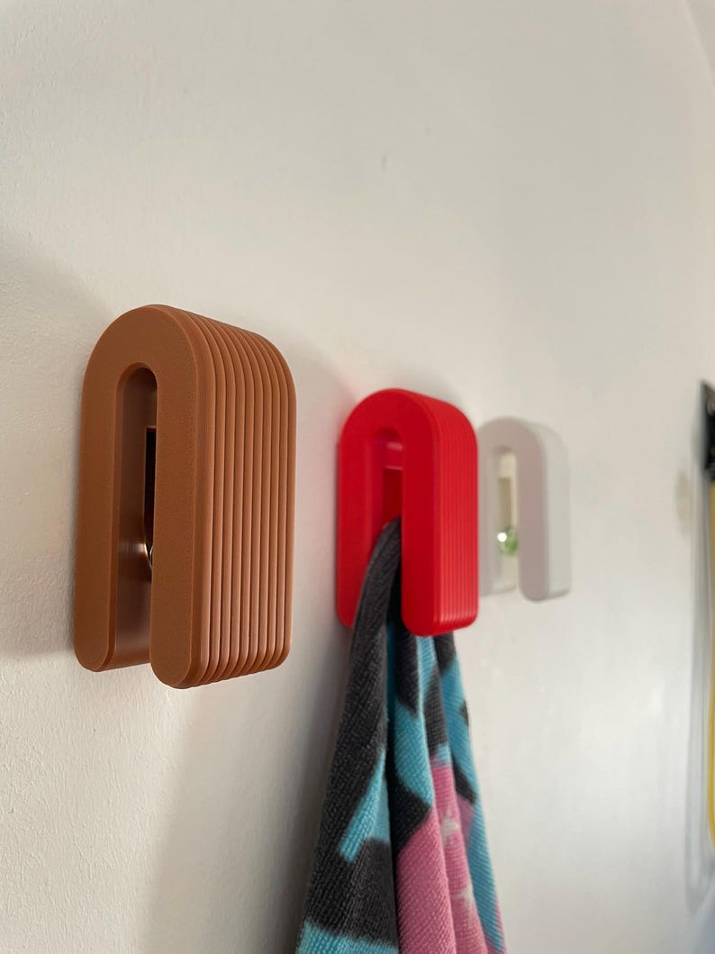 Marble Towel Hook - Gravity Ball Hook | 3M VHB Tape | No-drill | 19 ...