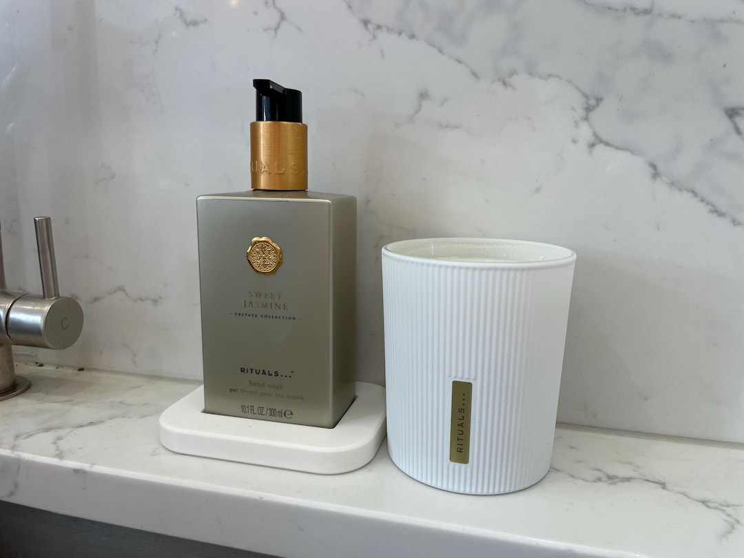 Hand Wash Holder for Rituals Bottles | Luxury Bathroom Dispenser Stand ...