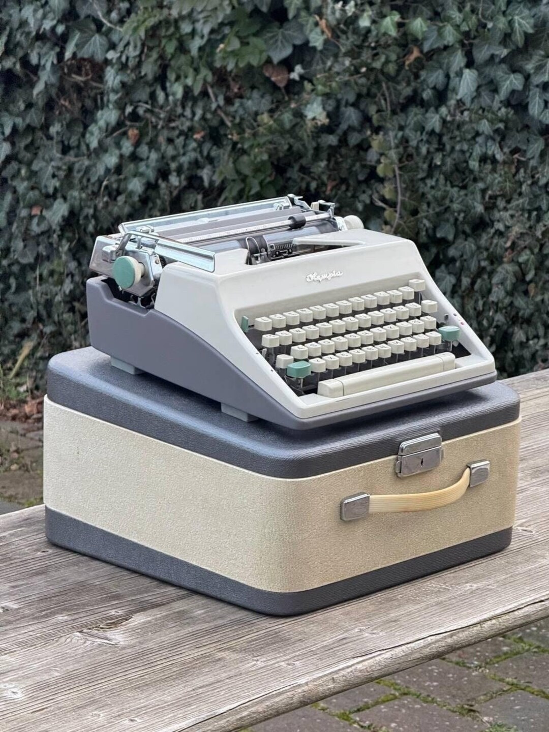 Functional Olympia Typewriter, Working Vintage Typing Machine, for Deco ...