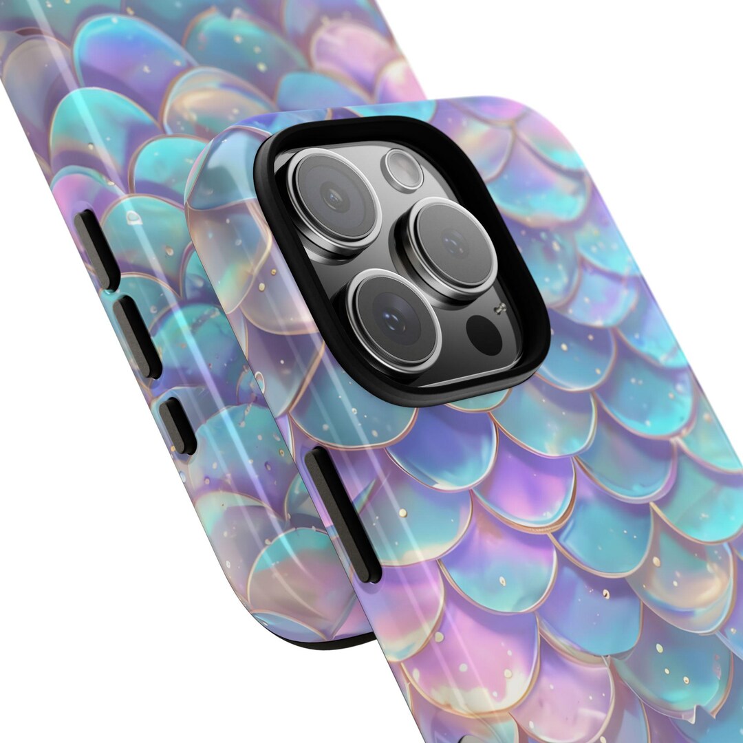 Iridescent Mermaid Scales Tough Case for Iphone, Samsung, Google Pixel ...
