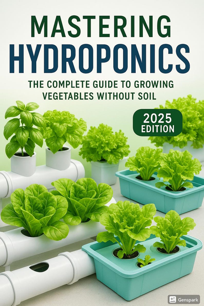 Hydroponic Gardening DIY Guide, Grow Vegetables Indoors (PDF Download ...