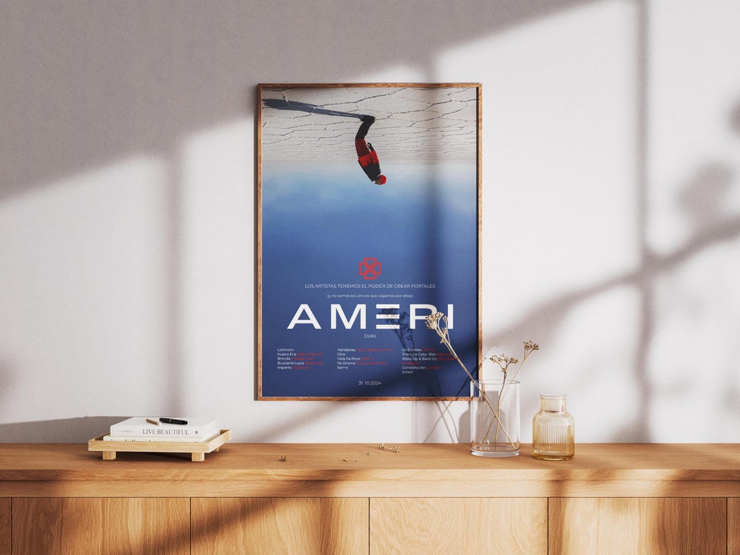 Duki / Ameri Poster / Album Cover Poster / Digital Download - Etsy