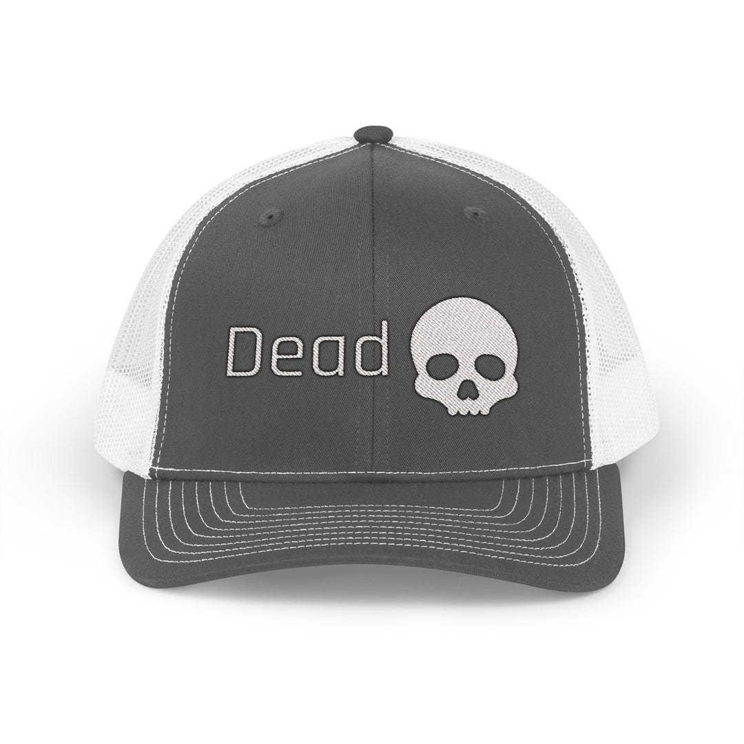Snapback Cap 'i'm Dead' White Logo - Etsy