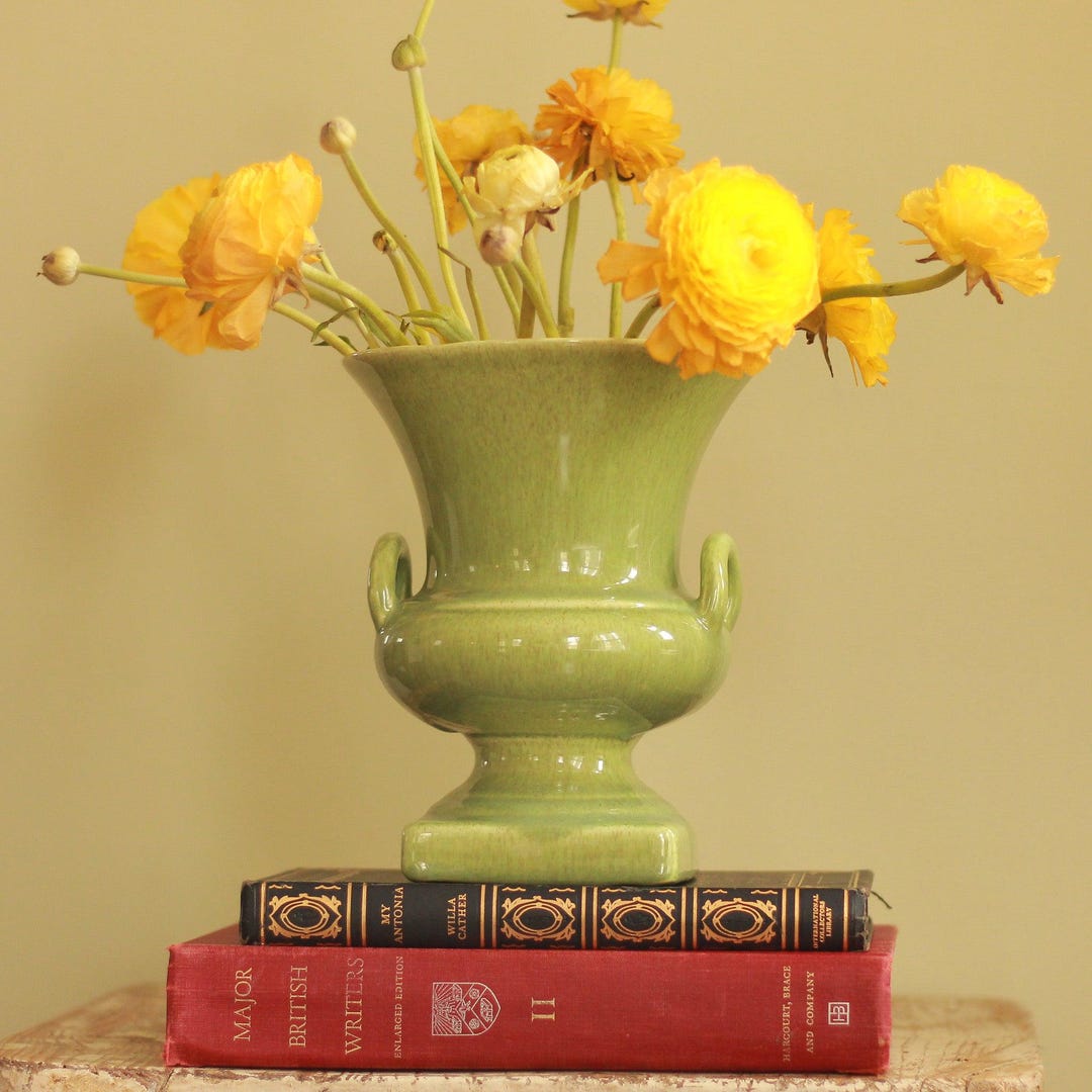 Vintage Red Wing 871 Urn Shaped Vase - Etsy