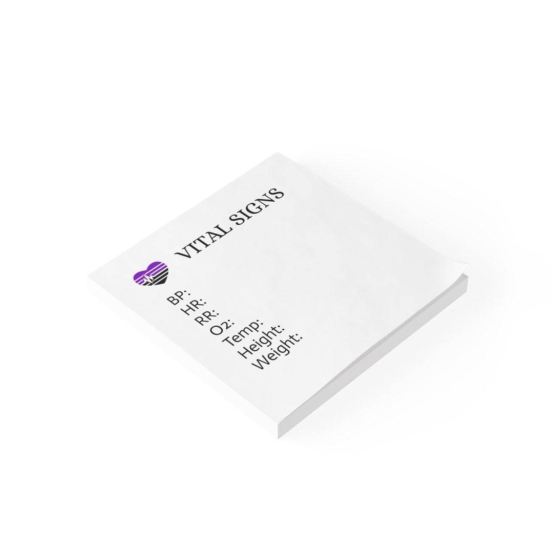 Vital Signs Post-it® Note Pads for Nurses - - Etsy