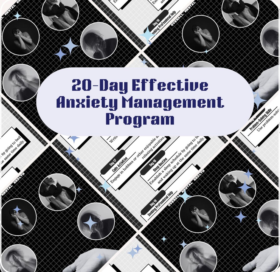 20-day Anxiety Management Plan: Take Control of Your Emotional Life ...
