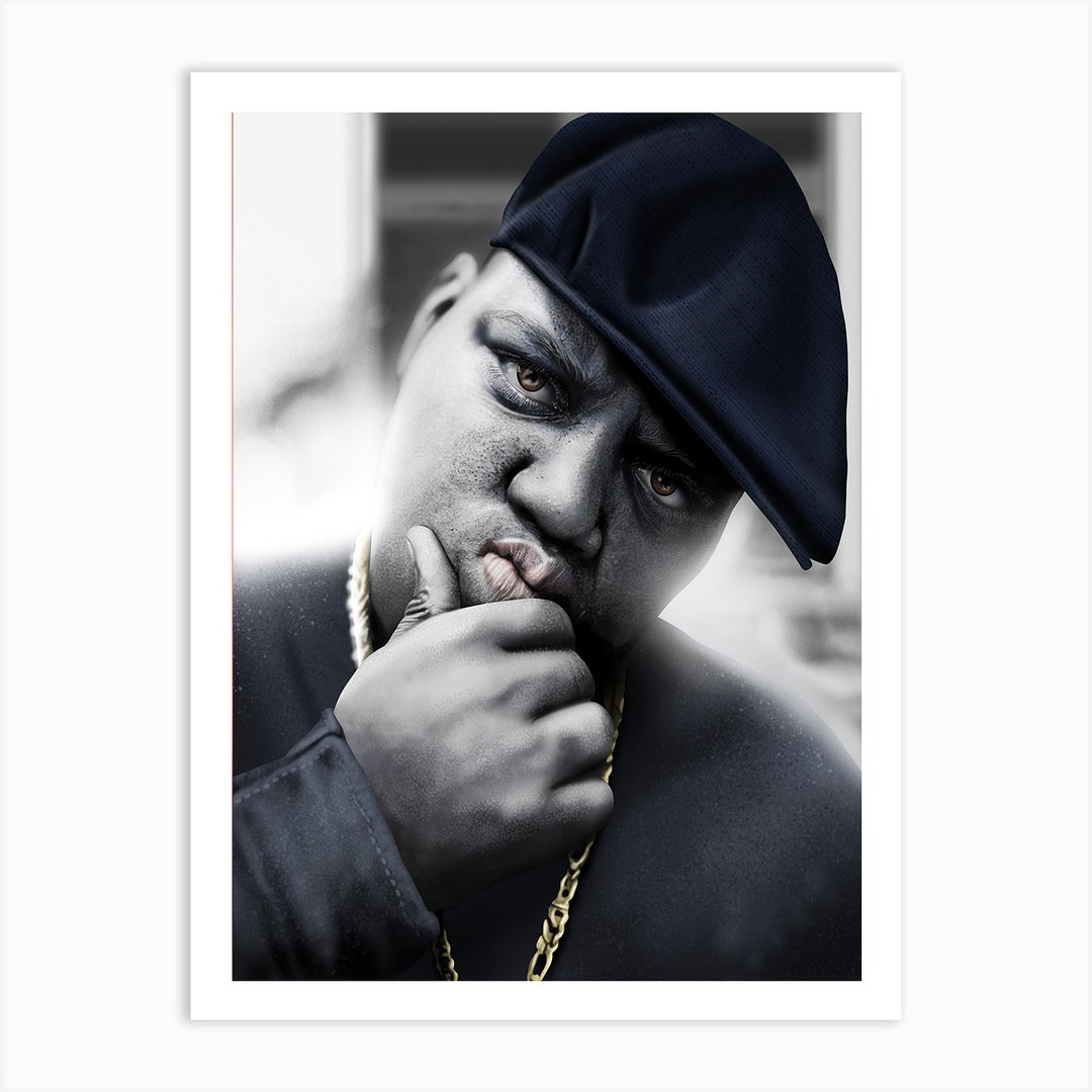 Notorious B.I.G Poster, Rapper, Singer Poster, Rap Hiphop Poster, Music ...