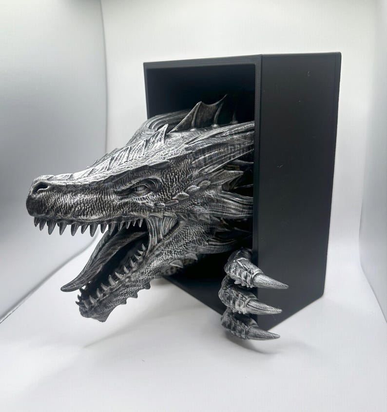 Dragon Awakening Book Nook by Craftykid3d - Etsy