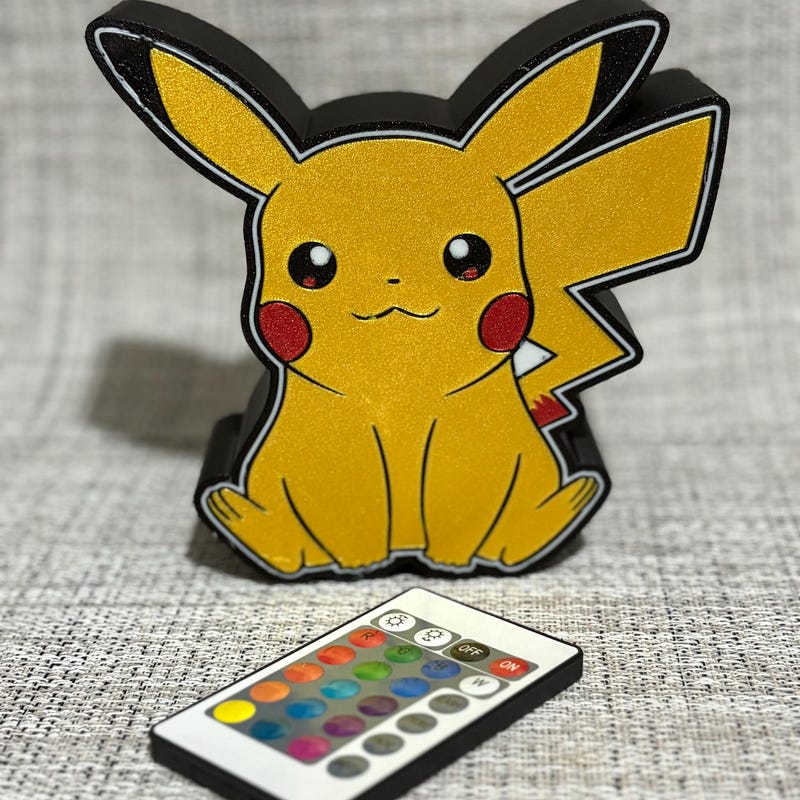 Pikachu Night Light - Etsy