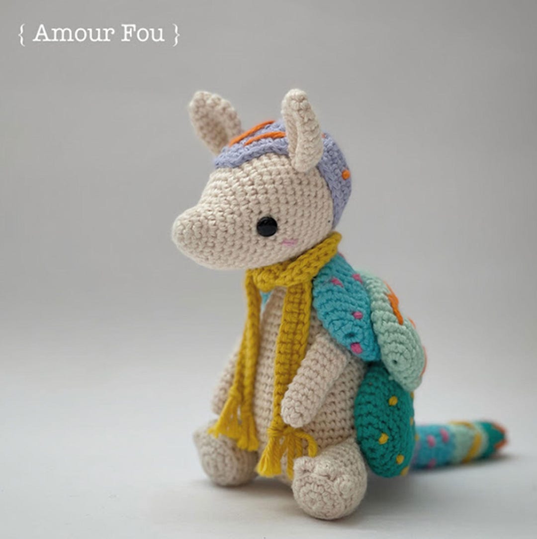 Pangolin Amigurumi Crochet Pattern PDF, Plush Crochet Toy Patterns ...