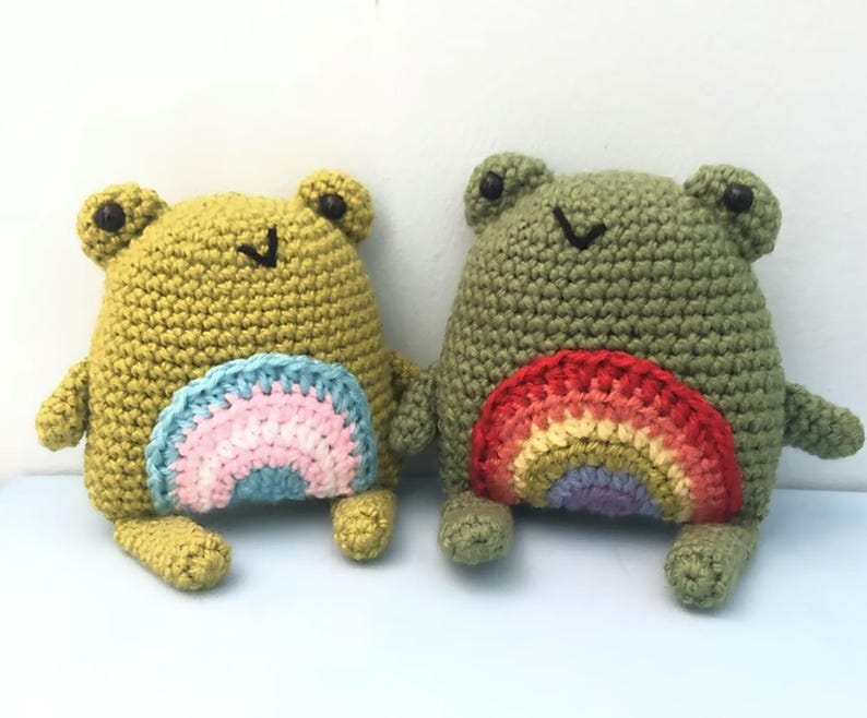 Frog Cute Amigurumi Crochet Pattern PDF, Plush Crochet Toy Patterns ...