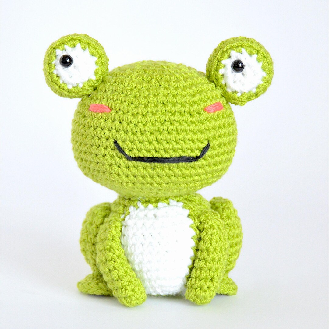 Frog Crochet Pattern Amigurumi Crochet Pattern PDF, Plush Crochet Toy ...