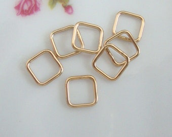 Square jump rings | Etsy