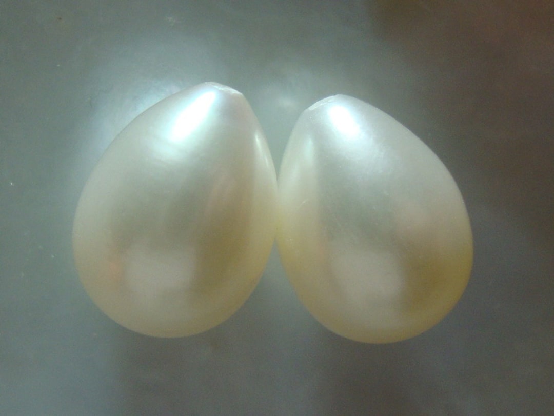 11-12x9-10mm, 4 piezas, Perla de agua dulce, AAA, Maravilloso lustroso ...