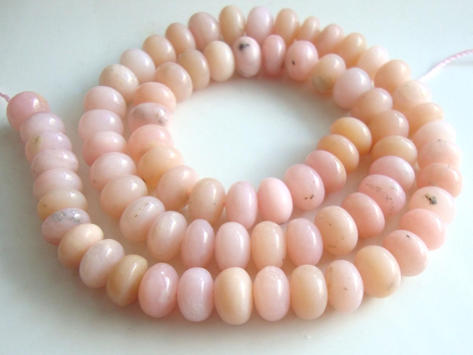 1/2 Strand 8-9x5mm Peruvian Pink Opal AA Natural Irregular | Etsy