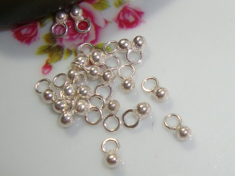 Bulk 40 Pcssterling Silver Cute Tiny Little Dangle Charm - Etsy