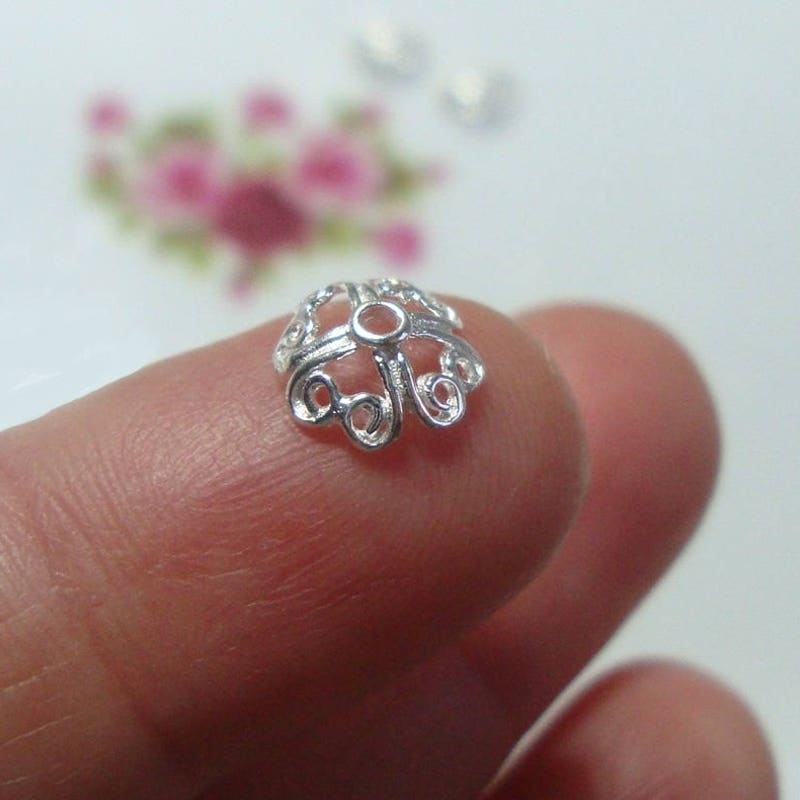 Filigree Bead Caps - Etsy
