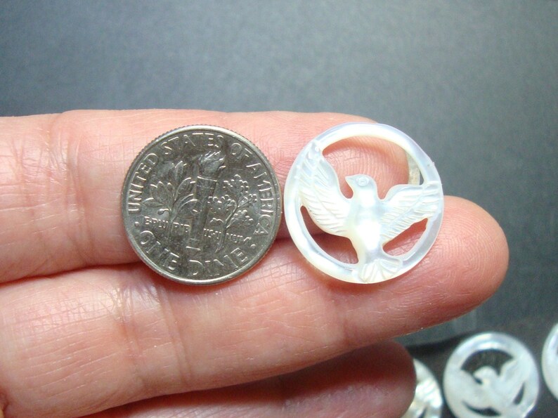 1 Pc, 18mm, Hand Crafted Pigeon, Mother of Pearl Pigeon - Etsy