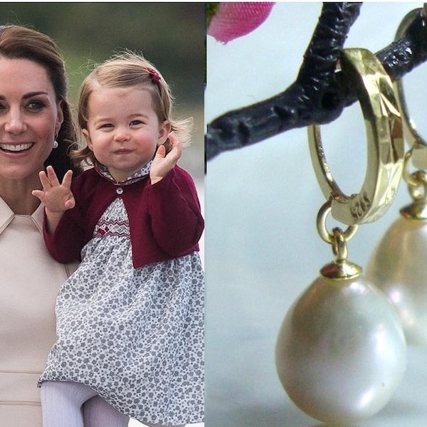 Real Pearl Teardrop Drop Earrings - Etsy