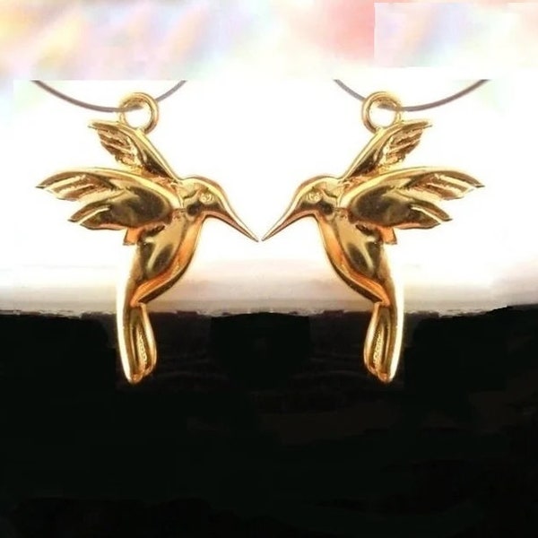 Hummingbird Charm - Etsy