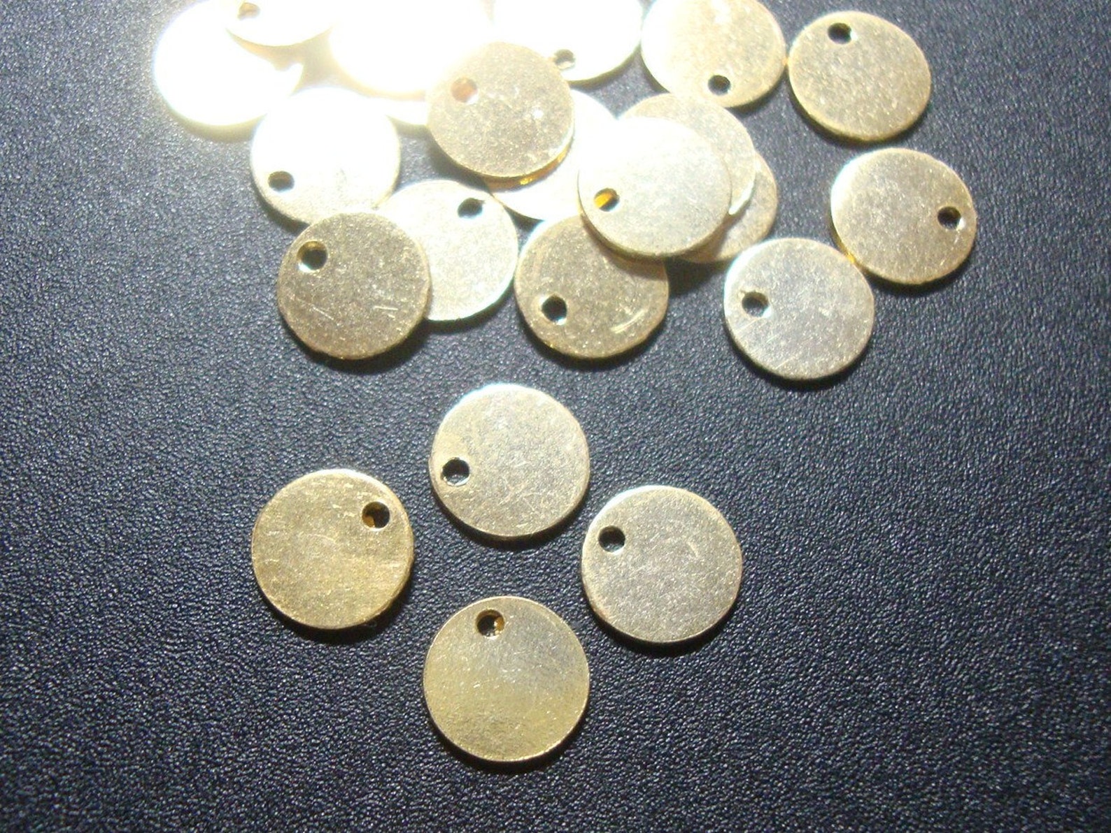 Sterling Silver Sequin Disc Tags 40 Pcs 6mm 24g Gauge High - Etsy