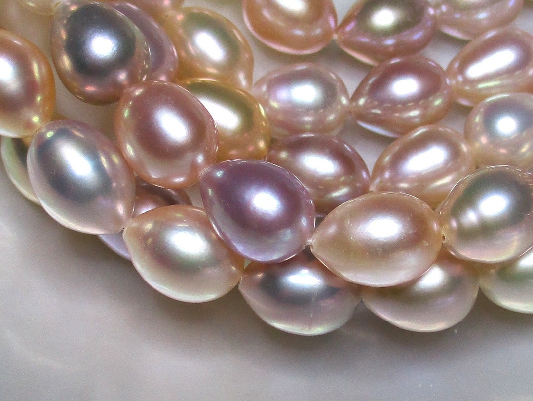 Very Pretty Freshwater Pearls, Romantic Multi Color Purple Mauve Pink ...