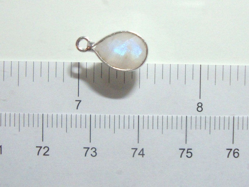 2 Pcs, 14x8mm, Handmade Natural Moonstone Rose Gold Plate Sterling ...