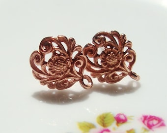 Extra Heavy Earring Back 5x5.8mm Ear Nuts Earring Components 14K Yellow ...