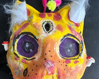 Therian Alien Cat Mask - Etsy