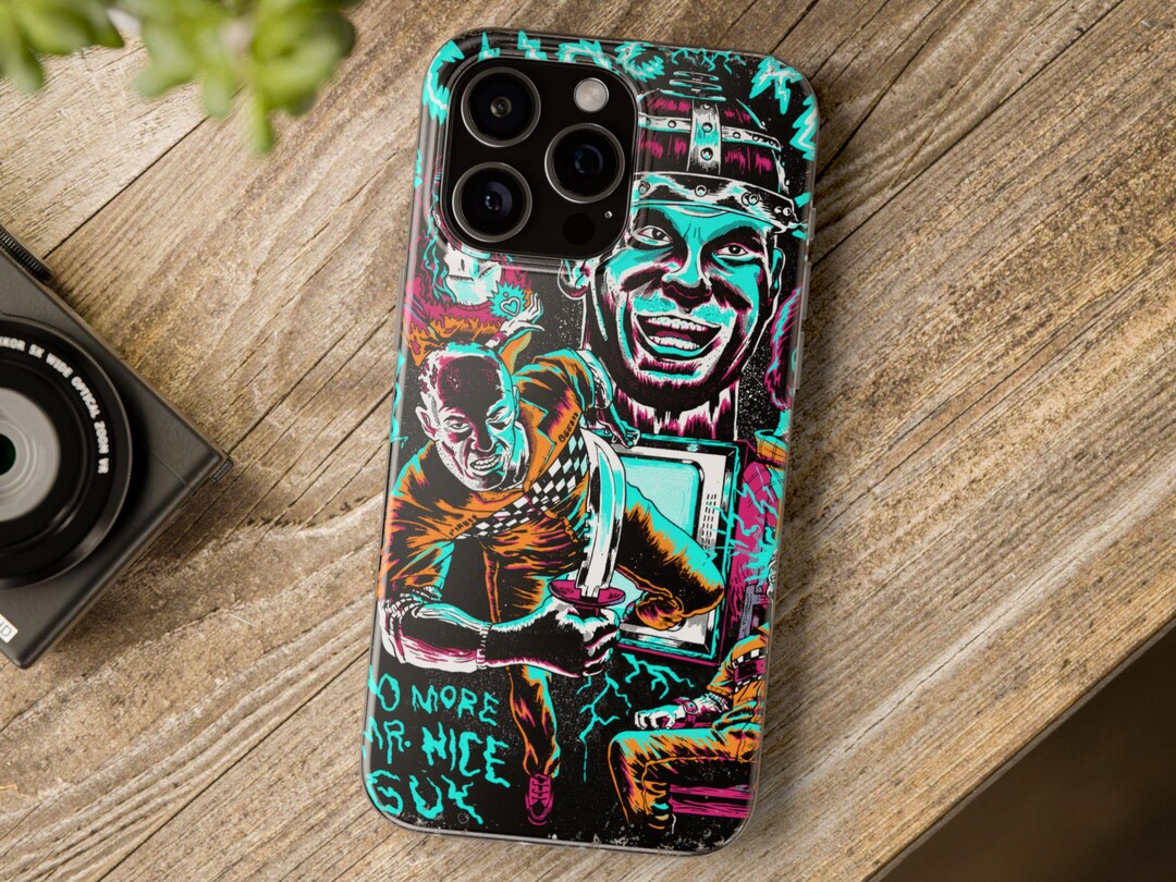 Aesthetic Vintage Shocker Horror Movie Graphic Flexi Phone Cases for ...