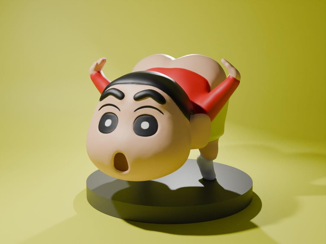 Crayon Shin-chan Butt Figure STL - Etsy