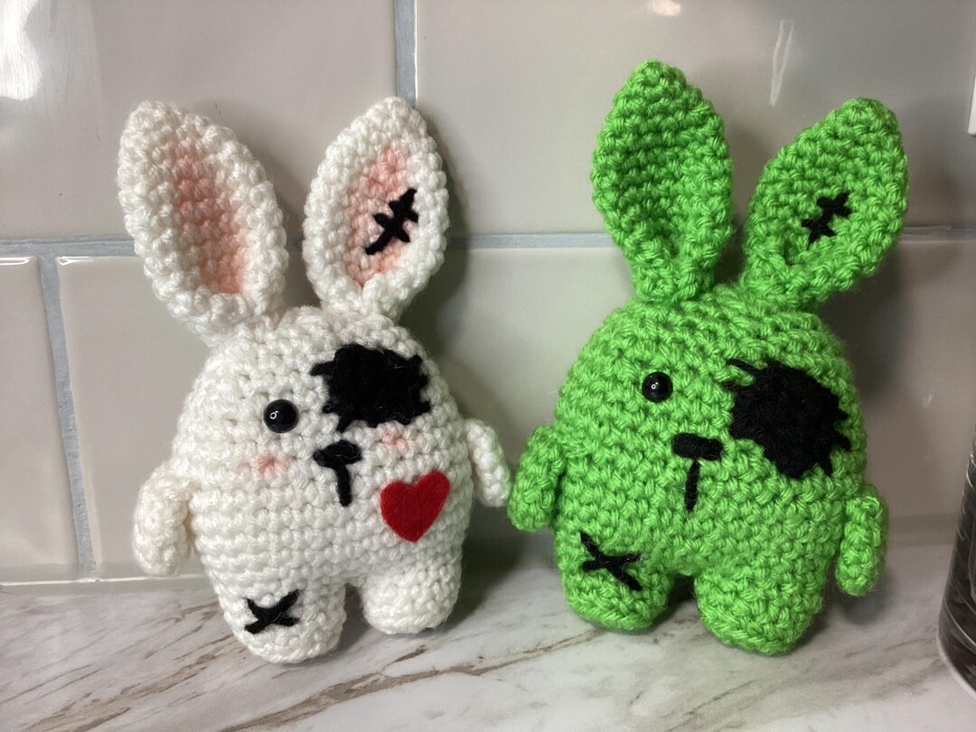 Zombie Bunnies (set of 2) - Etsy